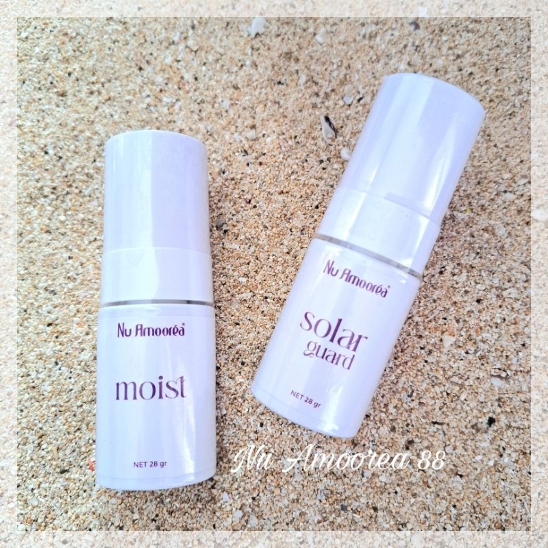 Jual Promo // Nu Amoorea Solar Guard dan Moist kemasan 1 botol 28 Gram ...