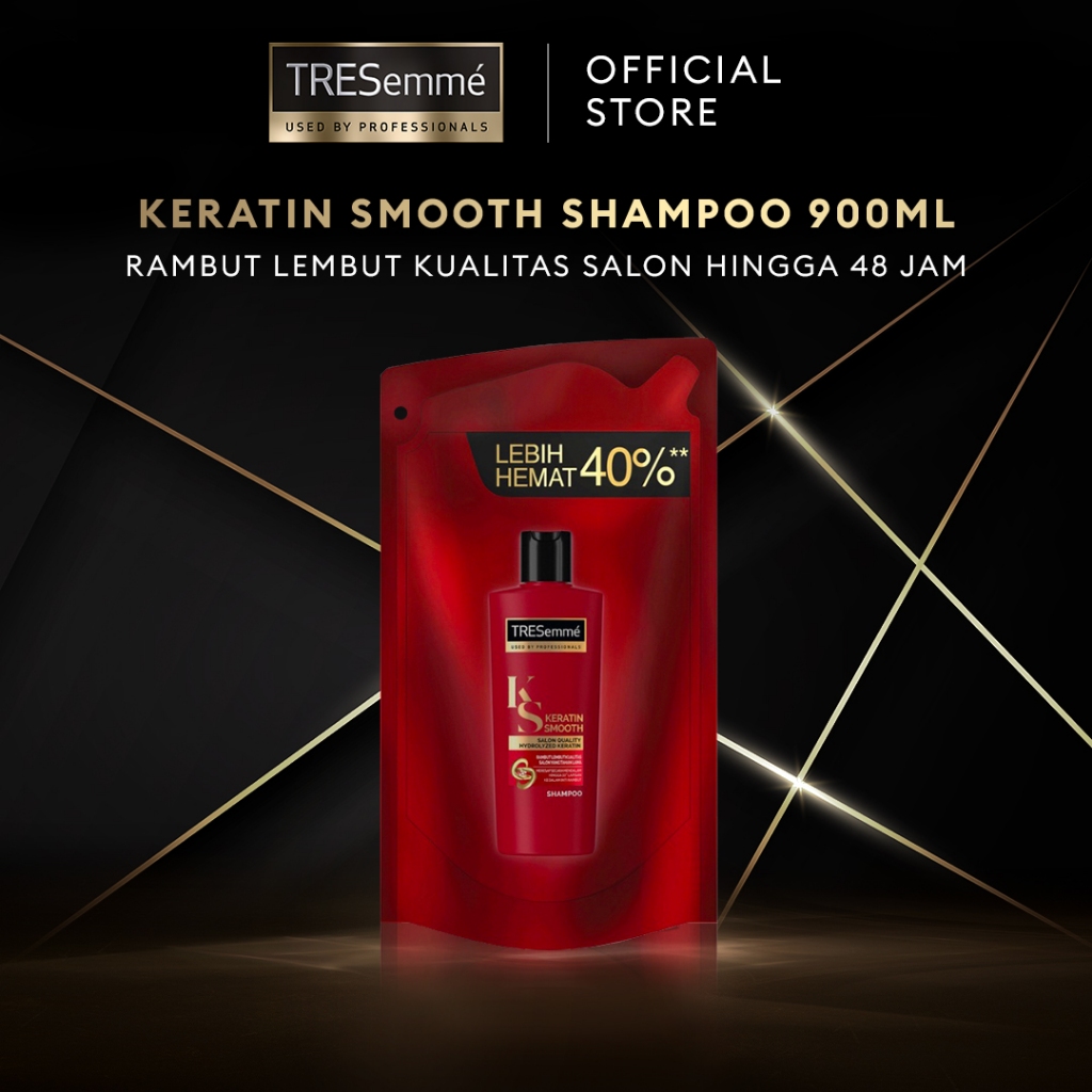 Jual TRESEMME Shampoo PERAWATAN RAMBUT Keratin Smooth Dengan Hydrolyzed ...