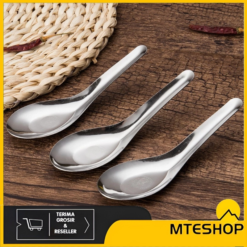 Jual MTE Sendok Bebek Stainless Steel Tebal /Sendok Kecil Stainless ...