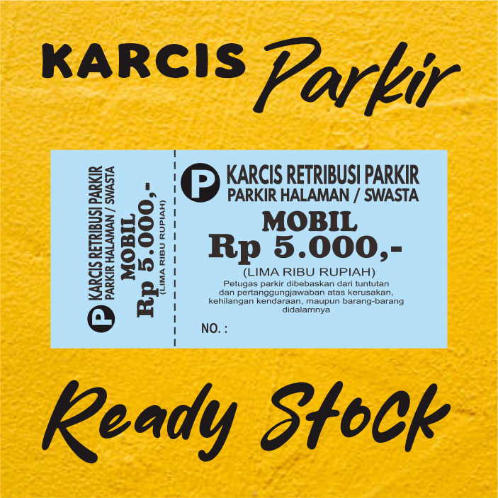 Jual Cetak Karcis Parkir 5000 Kertas Warna Murah | Shopee Indonesia