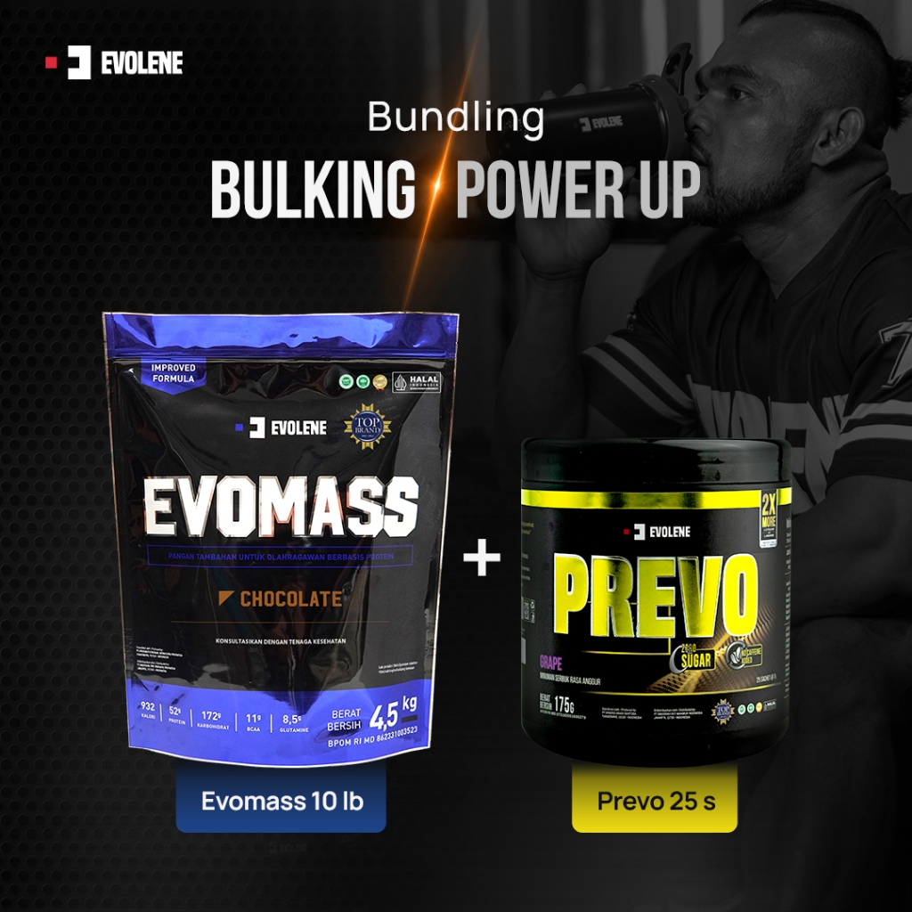 Jual Evolene - Bundling Bulking Power Up | Shopee Indonesia