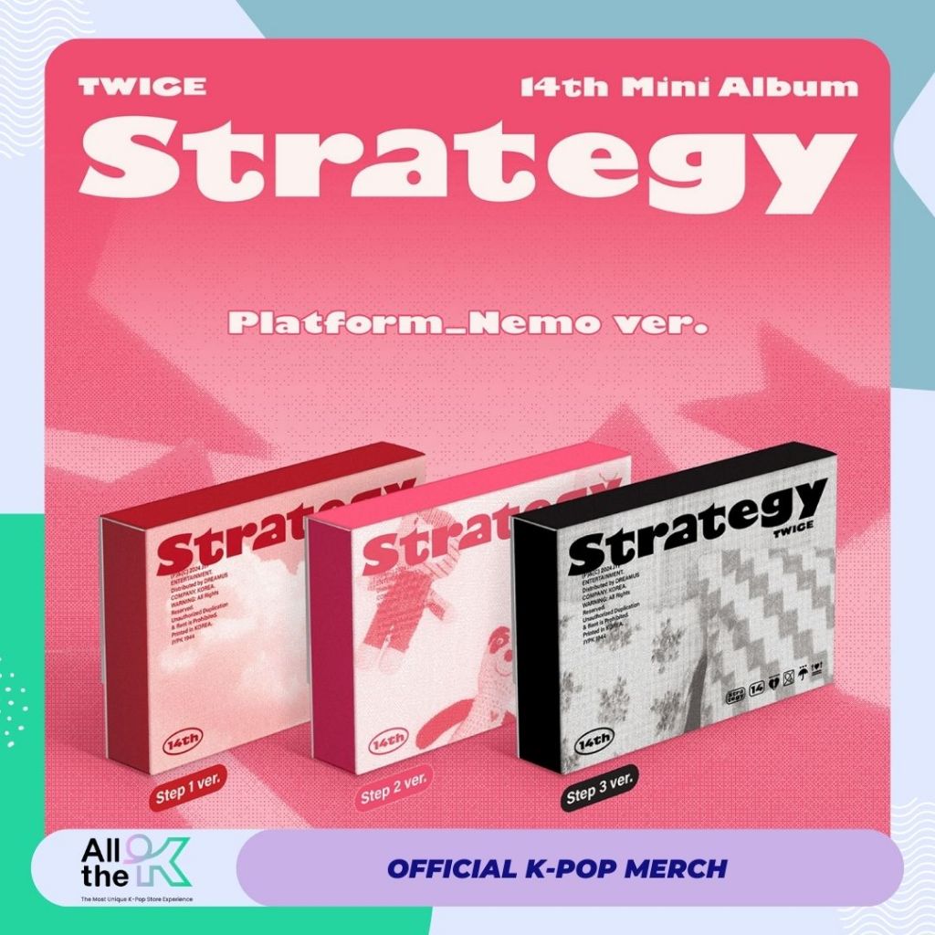Jual TWICE 14th Mini Album Strategy Platfrom Nemo Ver - Official Kpop ...