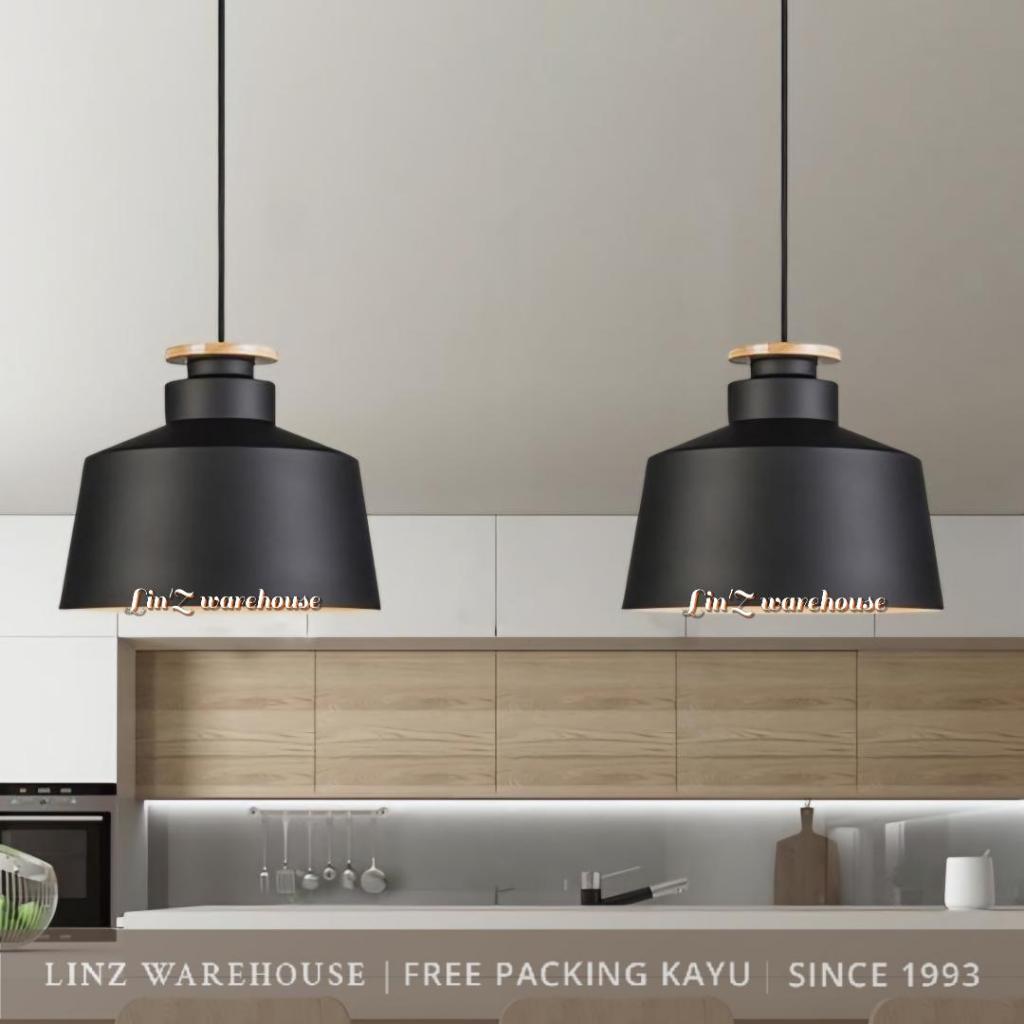 Jual Lampu Gantung CAFE MINIMALIST IRON WOOD Pendant light | Shopee ...