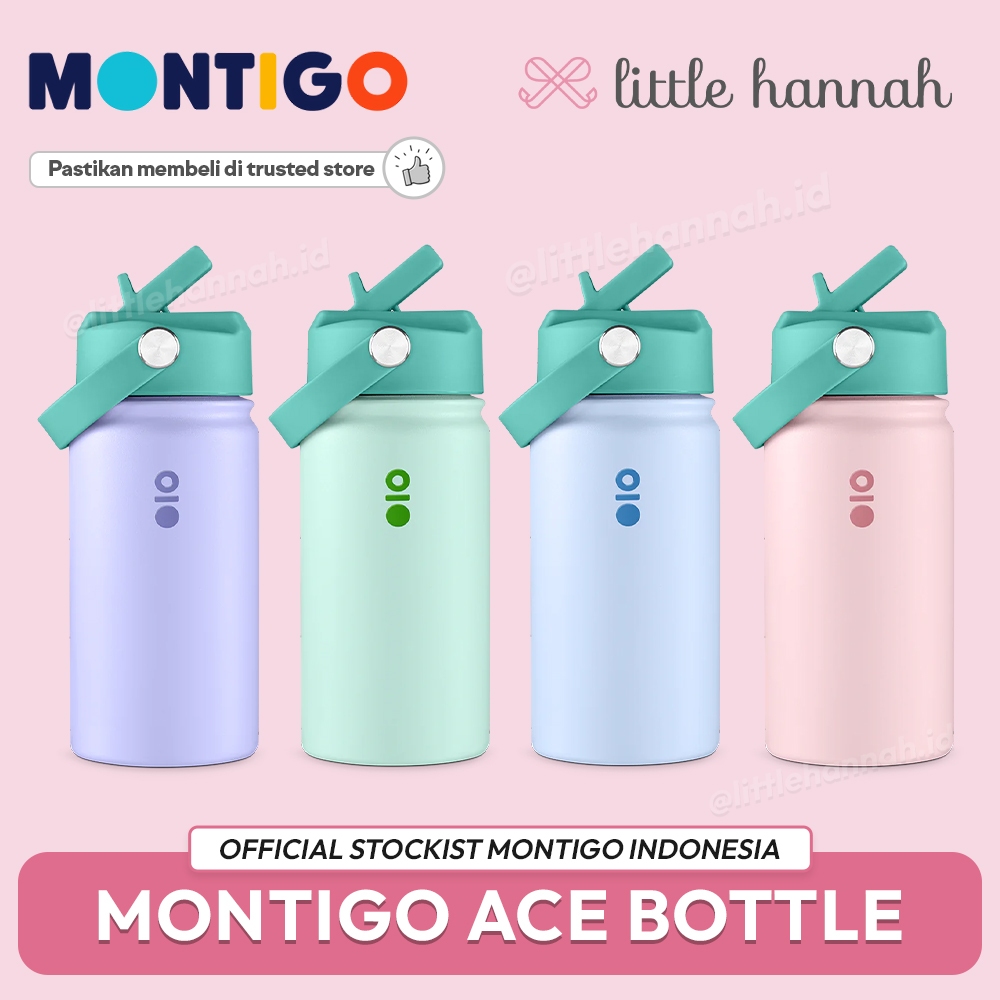 Jual MONTIGO Ace Bottle Mini 14oz 410ml / Botol Minum Anak Stainless ...