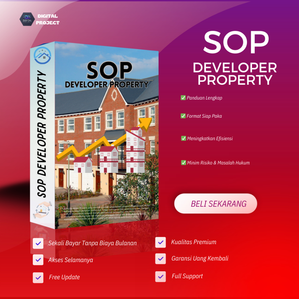 Jual Paket SOP Developer Property Lengkap Dengan Dokumen Pendukung ...