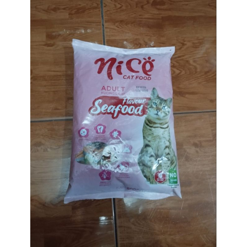 Jual Nice cat seafood 800gr | Shopee Indonesia