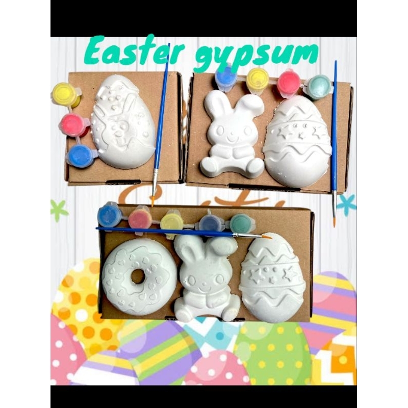 Jual GYPSUM PAINTING Tema PASKAH / EASTER/ bisa dadakn | Shopee Indonesia