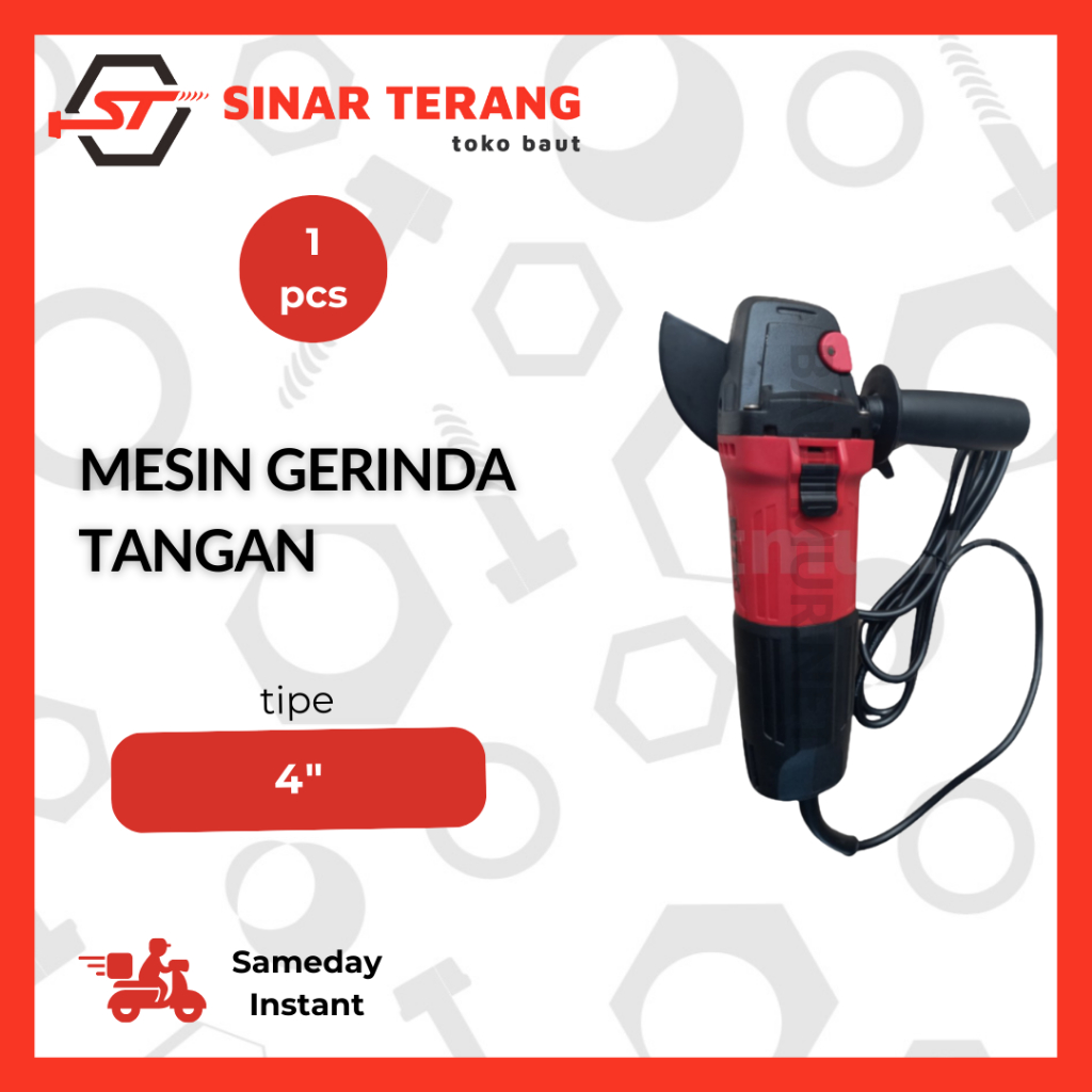 Jual Mesin BITEC Gerinda Tangan Listrik 4 inch - Mesin Slep Gurindra ...