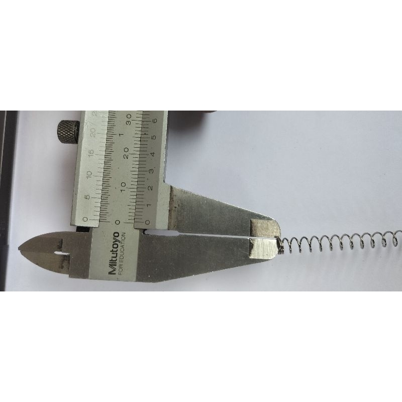 Jual spring tekan stainless 0,4mm id 4mm od 4,8mm panjang 100mm ...