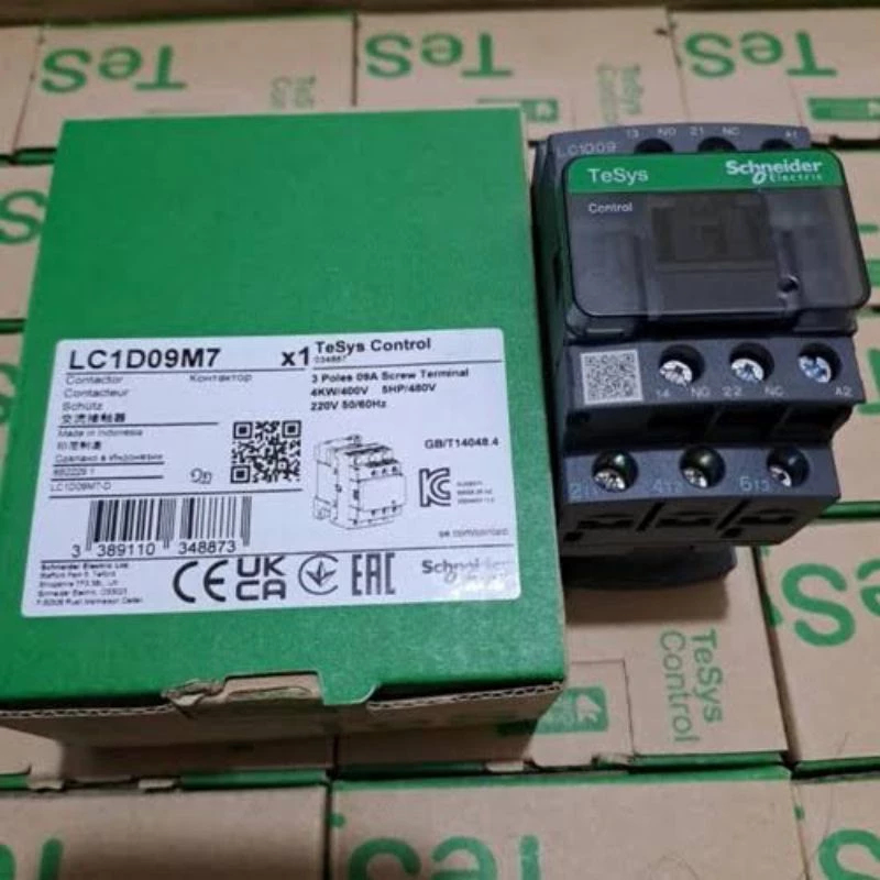 Jual MAGNETIC CONTACTOR KONTAKTOR SCHNEIDER 3P 9A LC1D09M7 | Shopee Indonesia