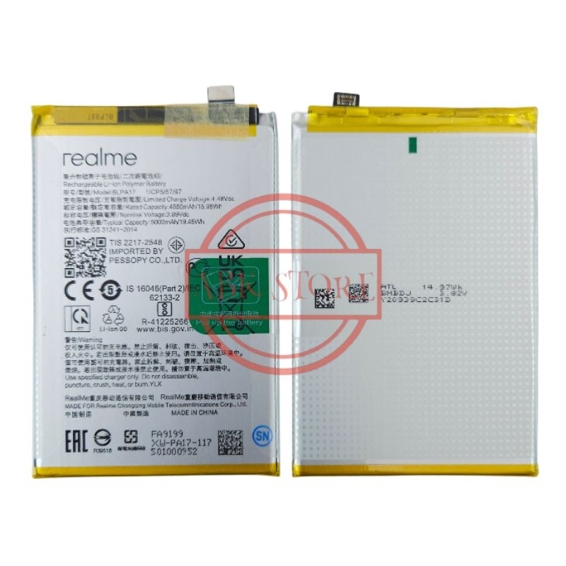 Jual BATERAI BLPA17 FOR REALME C53 / C51S / C65 / C67 4G BATTERY ...