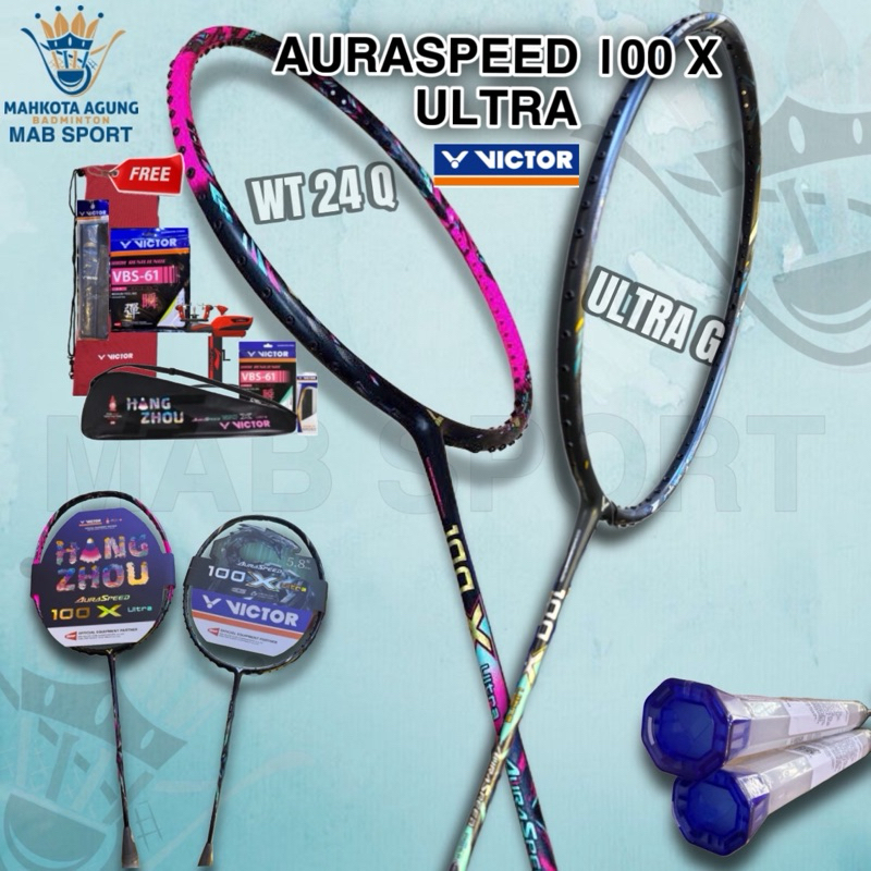 Jual Raket Badminton Bulutangkis Victor AURA SPEED 100 X ULTRA Diva ...