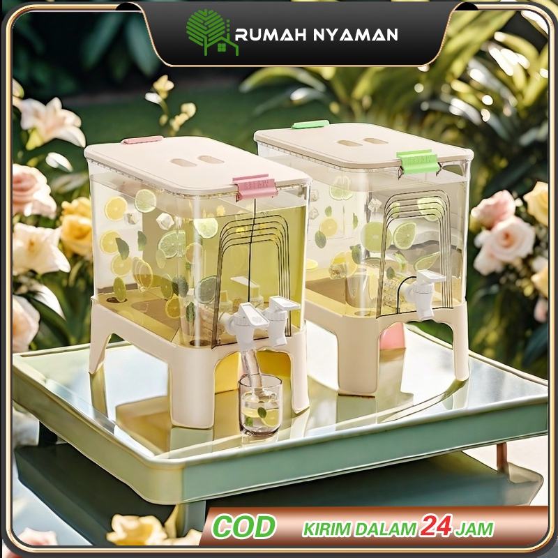 Jual Dispenser Air Panas Dingin 6.5 Liter Kran & Tangki Estetik Desain ...