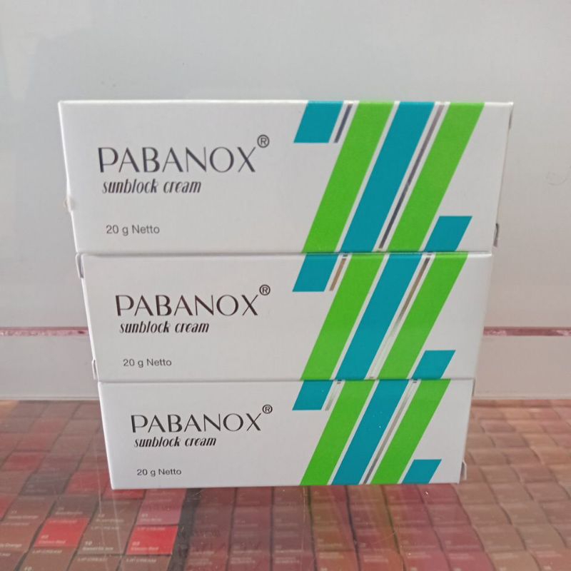 Jual Mentari ️ SUNSCREEN SUNBLOK CREAM 20GR PABANOX | Shopee Indonesia