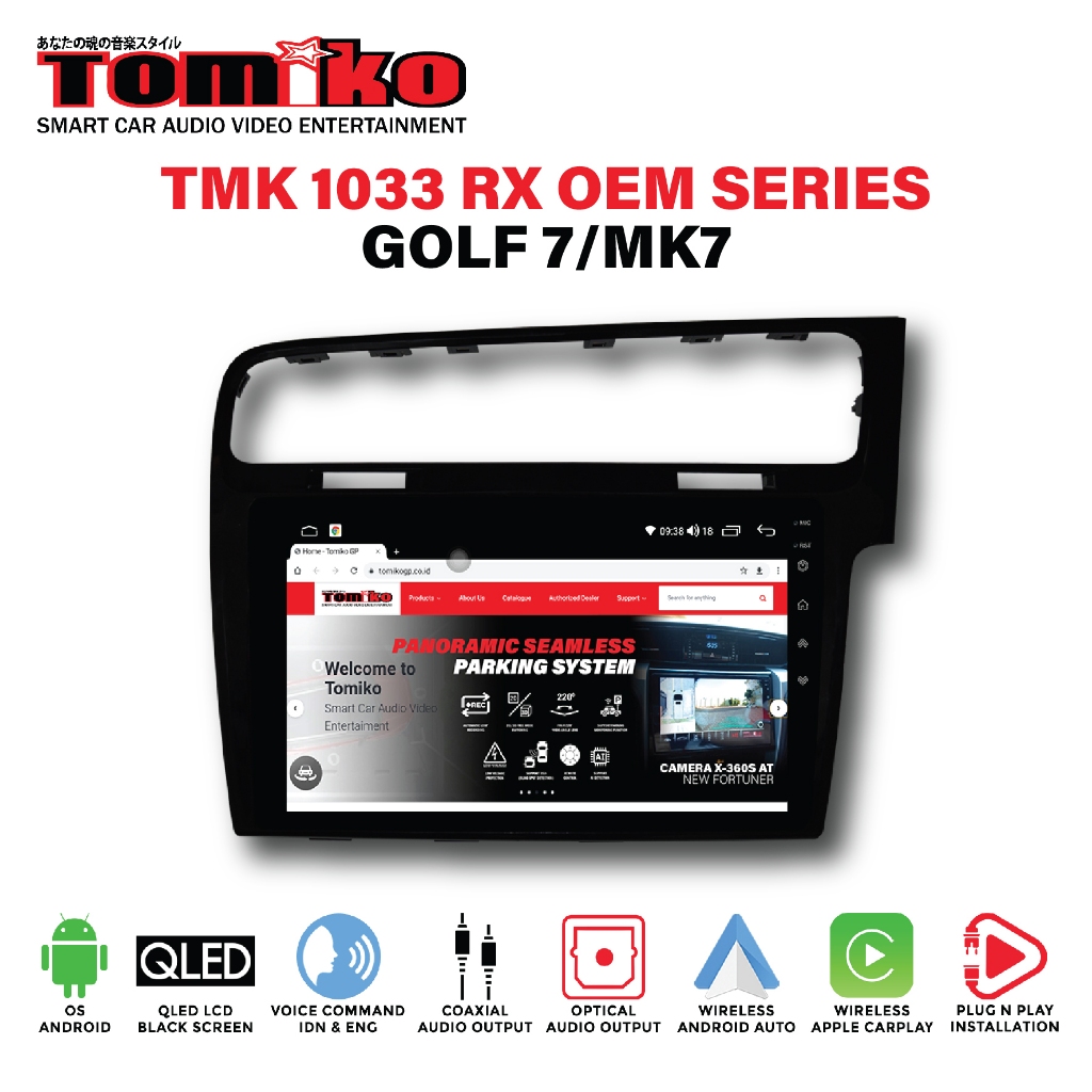Jual Tomiko - headunit android tmk 1033 rx oem for Golf7/MK7 | Shopee Indonesia