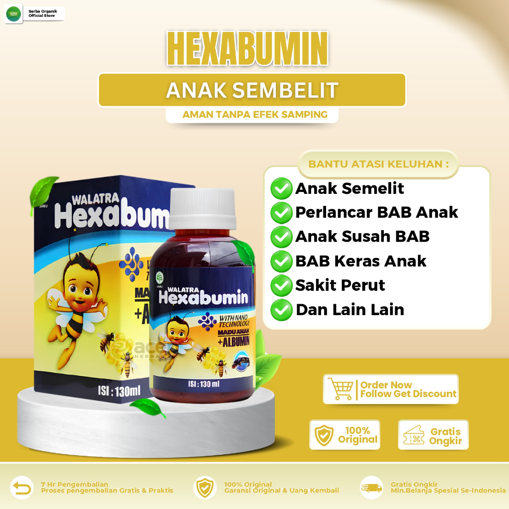 Jual Madu Hexabumin Mengatasi Sembelit Pada Anak Susah BAB Sakit Perut ...