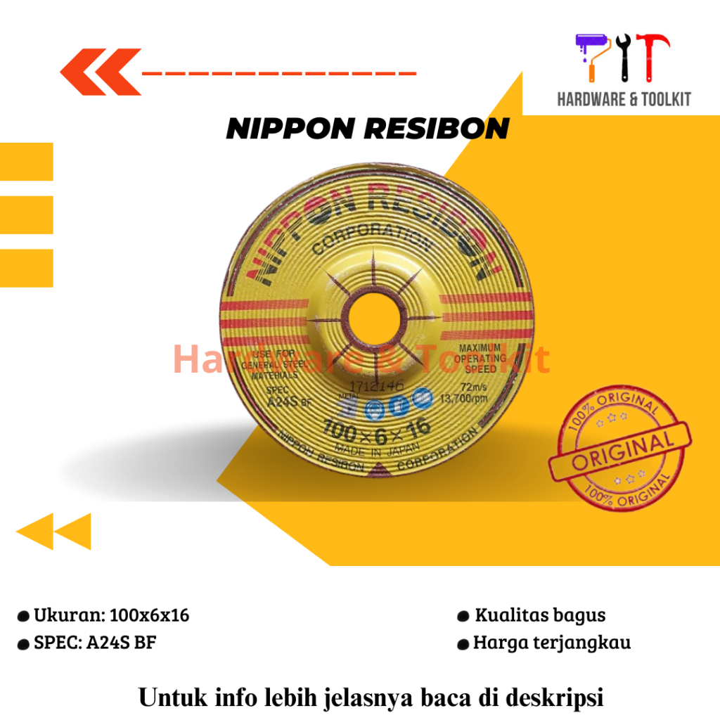 Jual Mata Gerinda Poles Ukuran 4 inchi Kinik Nippon Resibon | Shopee ...