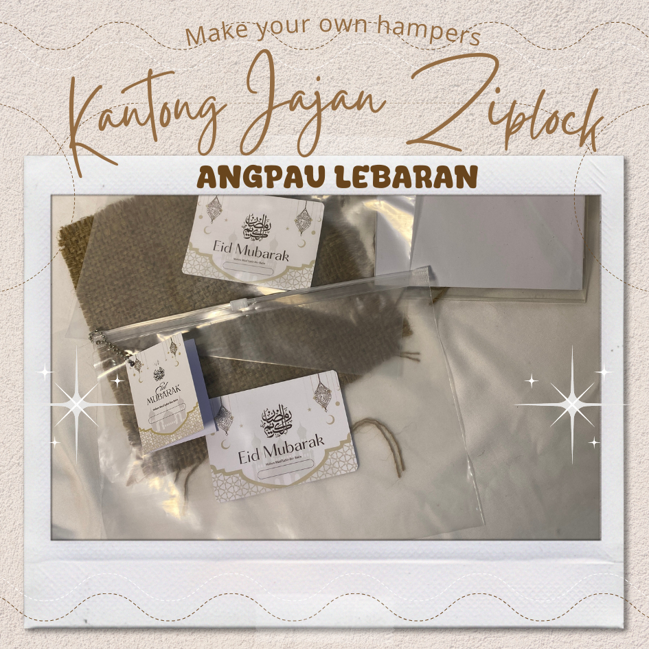 Jual Packaging Angpao jajan lebaran | Set Giftpackaging | Pouch Ziplock ...