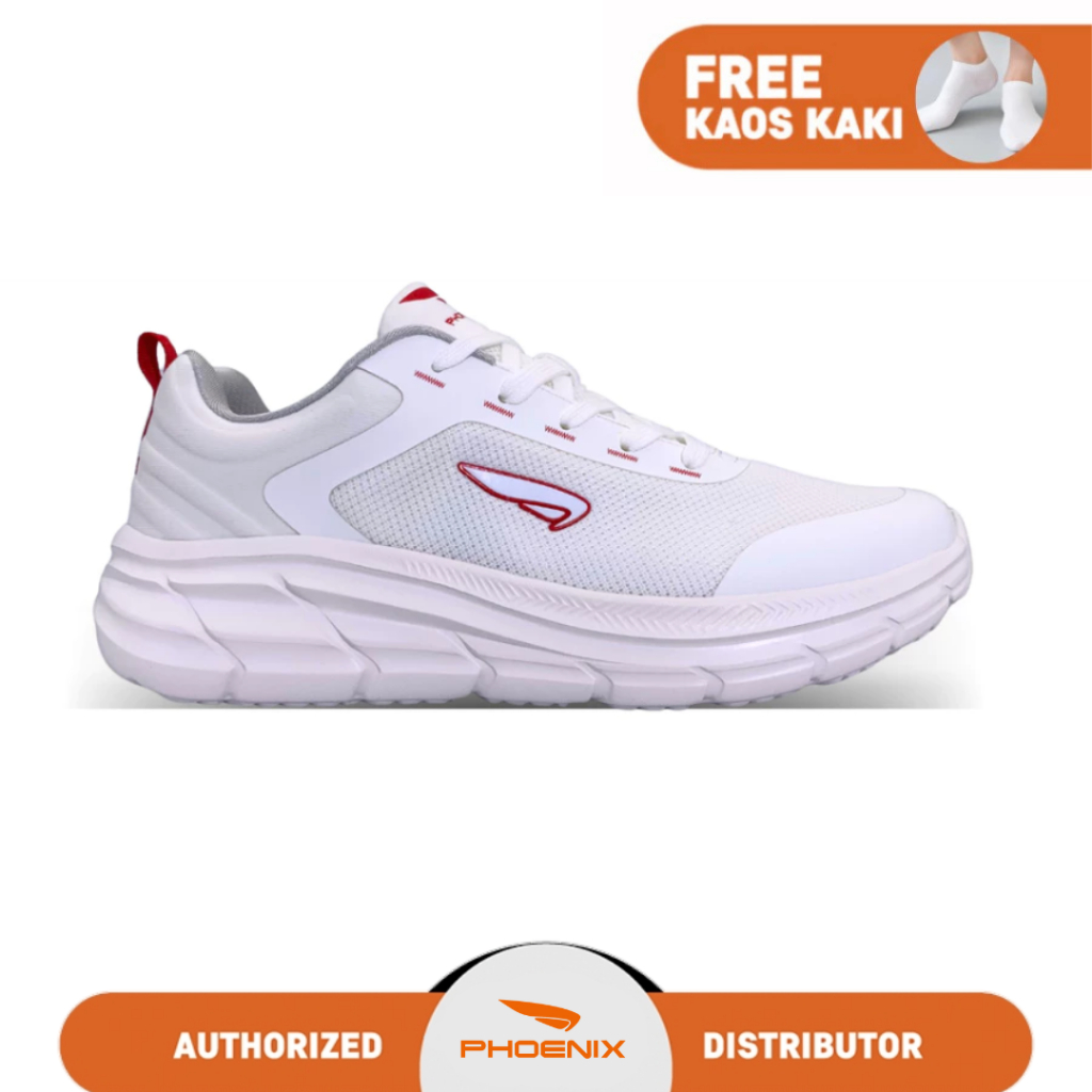 Jual Phoenix Welton Sepatu Running Pria - White | Shopee Indonesia