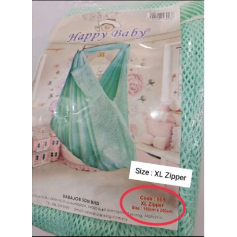 Jual Kain Ayunan Malaysia Happy Baby XL Zipper = XL sleting (Code: 888 ...
