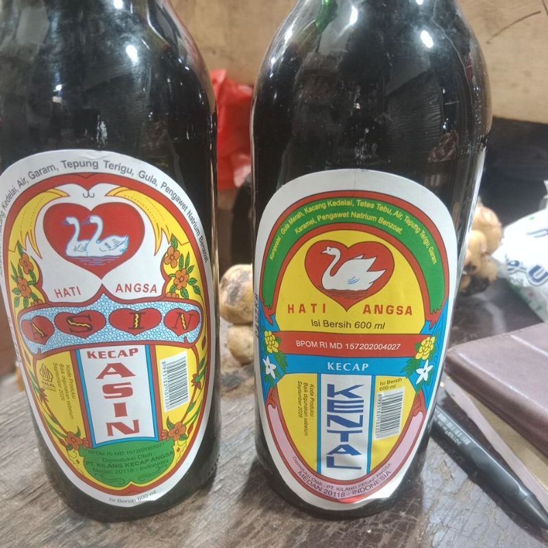 Jual MM1 Kecap angsa - cap hati angsa kental manis-asin 600 ml khas ...