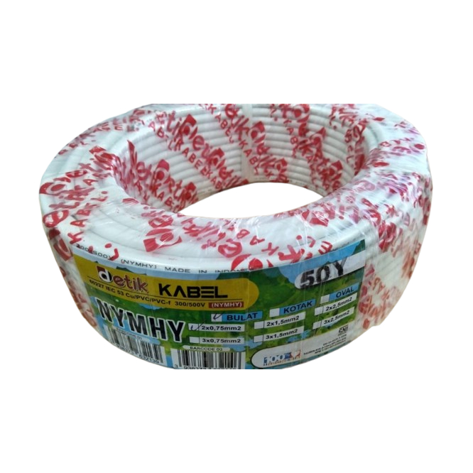 Jual Detik Kabel Listrik NYMHY 2x0,75mm Serabut SNI | Shopee Indonesia