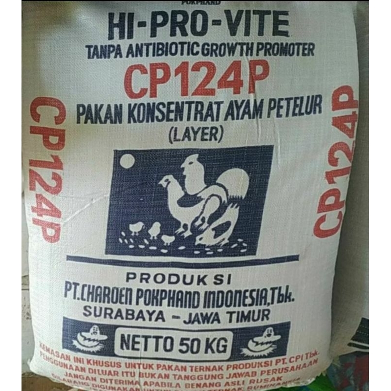 Jual konsentrat ayam petelur 124p 50kg | Shopee Indonesia