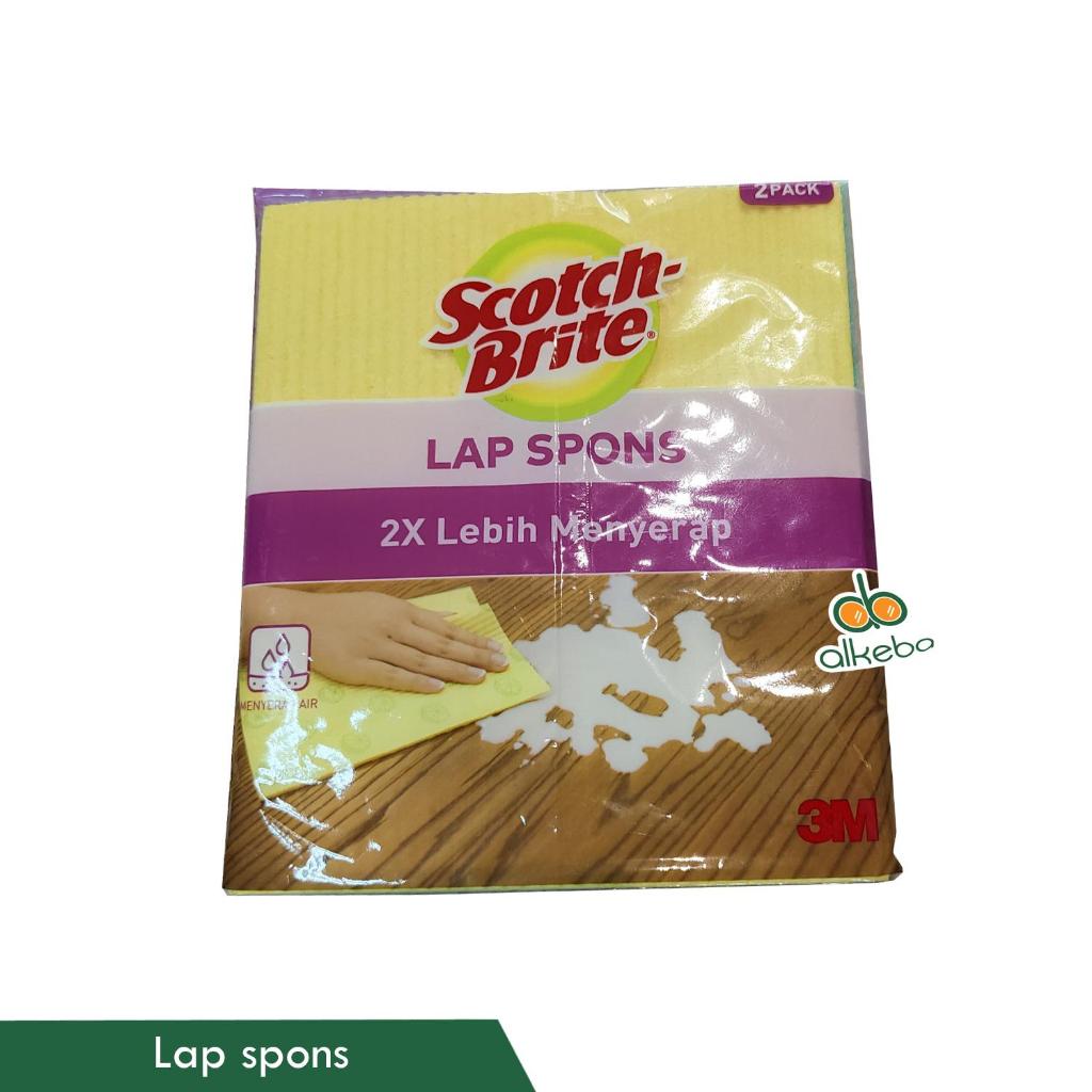 Jual 3M Scotch Brite Kain Lap Spons Lap serbaguna untuk dapur daya ...