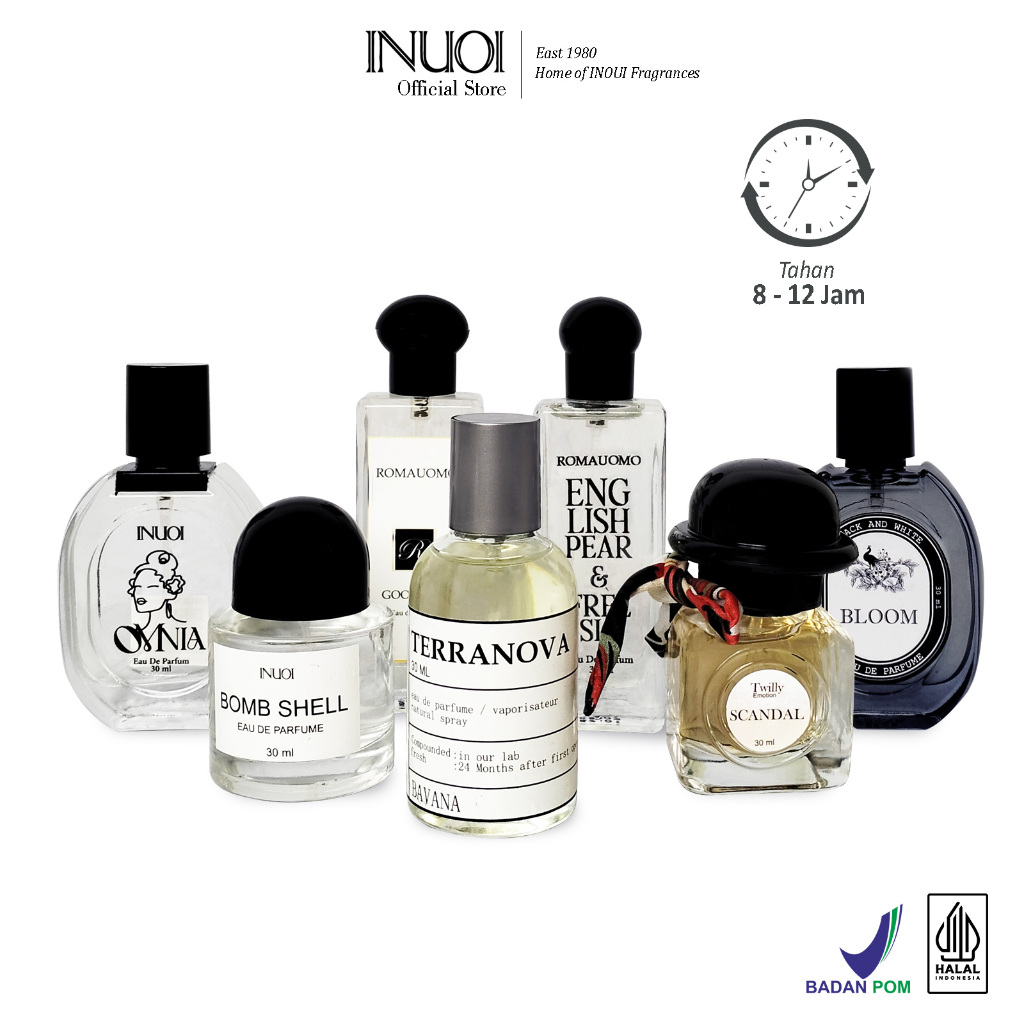 Jual INUOI EDP Parfum Tanpa Box 7 Varian 30ml - Parfum Wangi tahan 12 ...