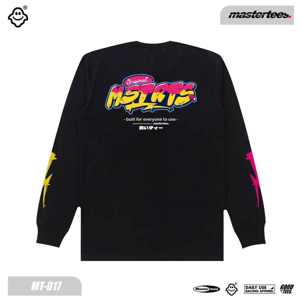 Jual Kaos Racing MASTERTEES DRIP | MT017 - Black Longsleeve [Kaos ...