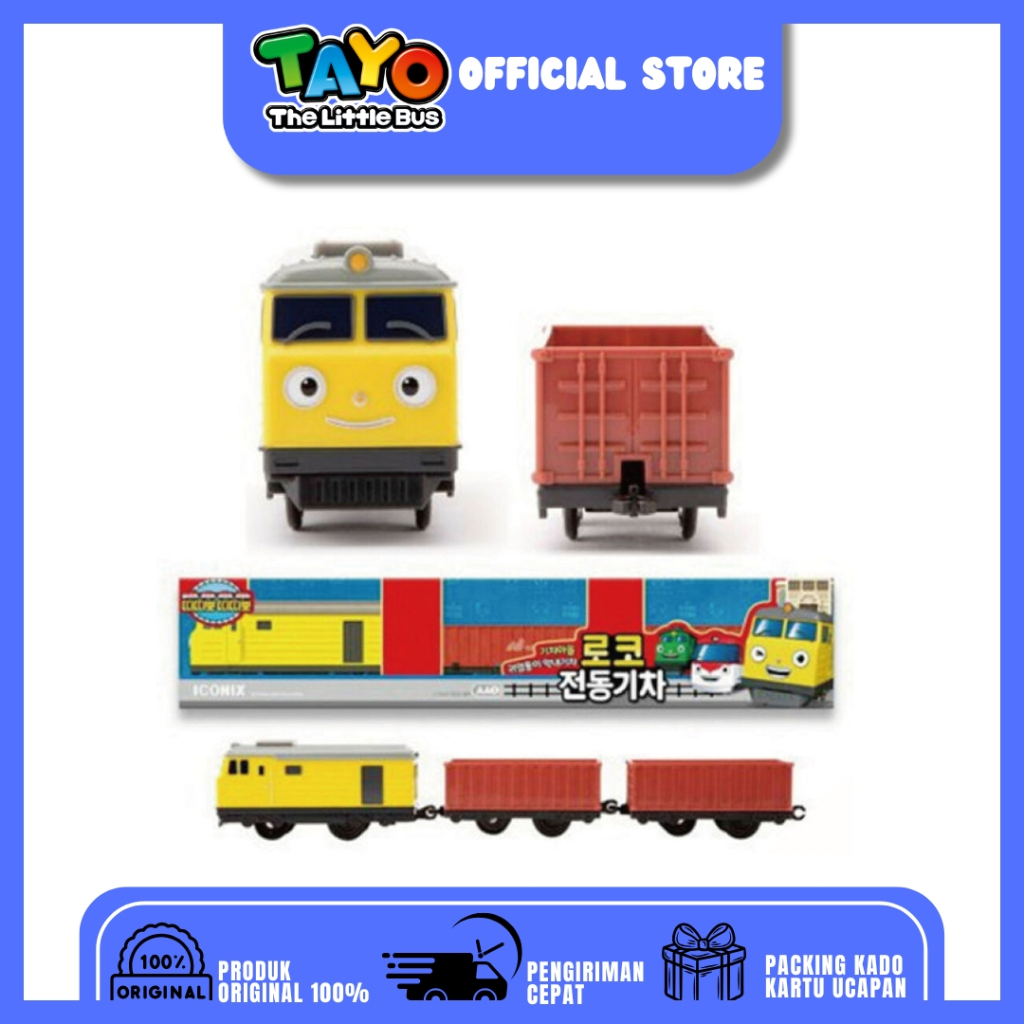 Jual Mainan Titipo Kereta Loco Train Set TPT118003 | Shopee Indonesia