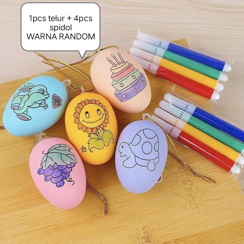 Jual telur paskah / easter egg / telur mewarnai / telur paskah diy ...
