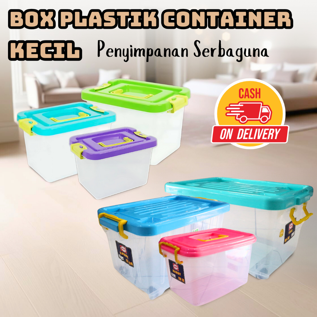 Jual Box Container Plastik SMALL 10L ~ 45L Kotak Penyimpanan ...