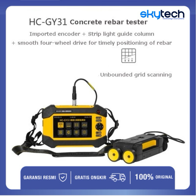 Jual Reinforcement Bar Locator HC-GY31 Concrete Rebar Scanner To Detect ...