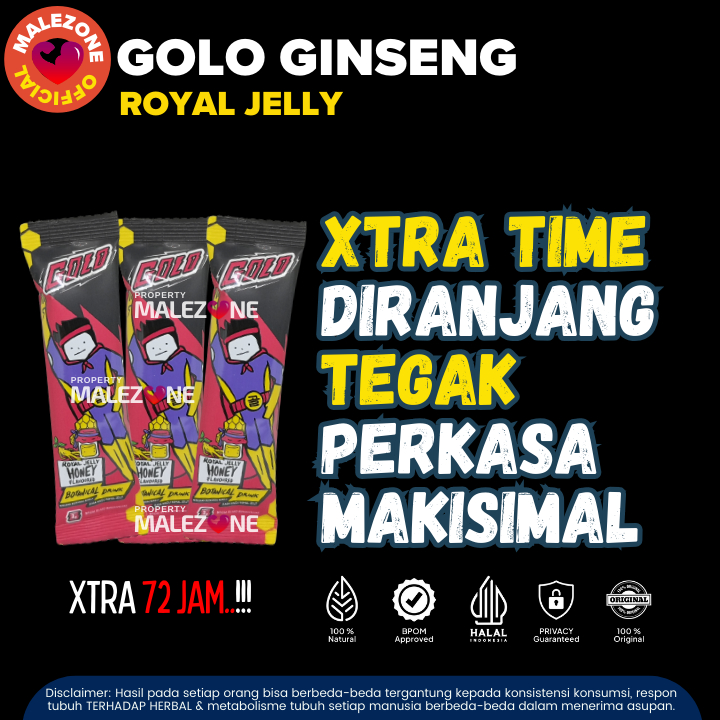 Jual Golo Ginseng Obat Kuat Herbal Pria Tahan Lama Asli Original Bpom ...