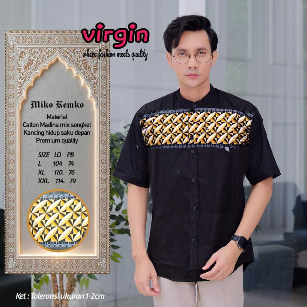 Jual Miko Kemko Batik Cotton Madina Mix Songket | Shopee Indonesia