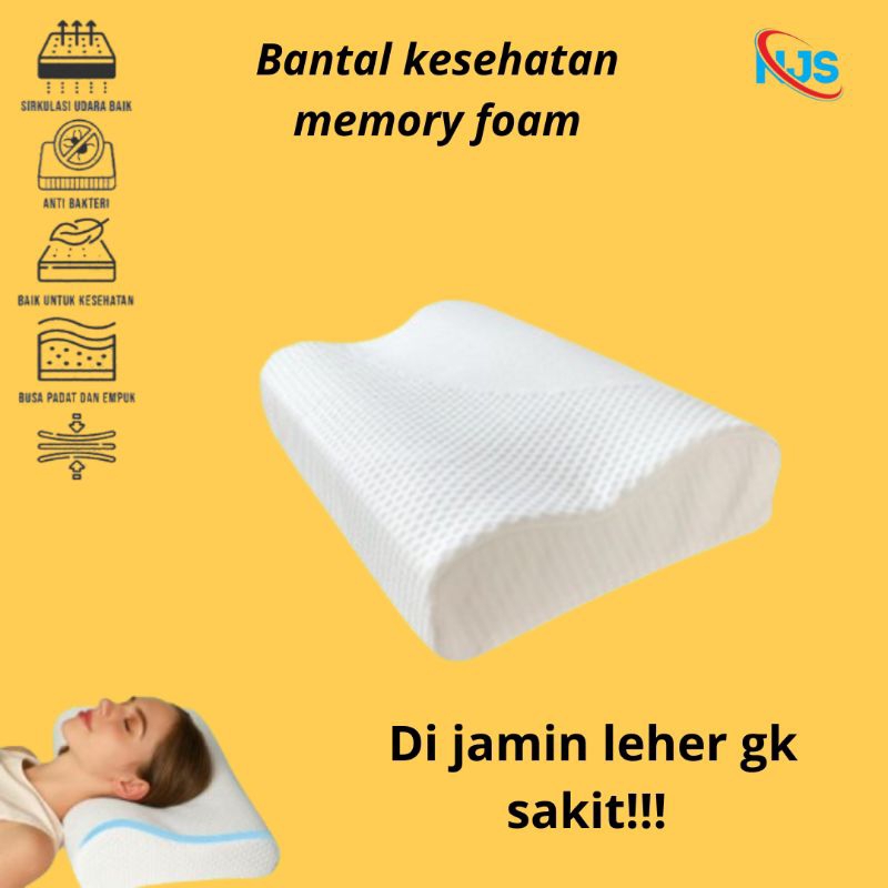 Jual Bantal kesehatan leher ortopedic busa memory foam | Shopee Indonesia