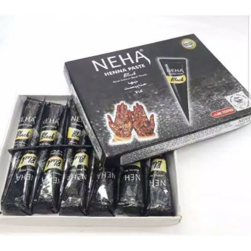 Jual FLASH SALE!! Henna Black Mehendi Cone - Henna Hitam netto 25g Neha ...
