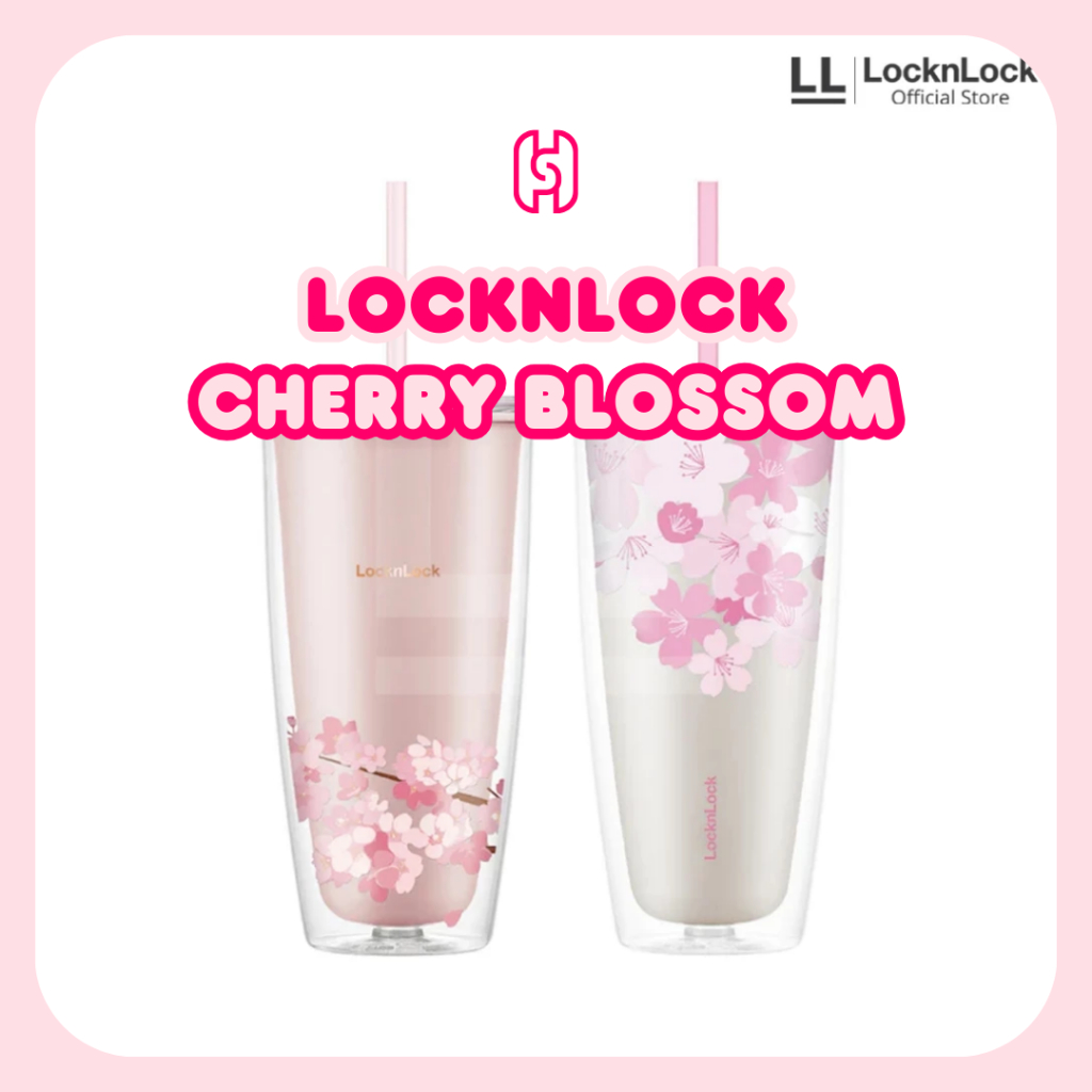 Jual SOVA - Locknlock Exclusive Botol Minum Tumbler Cherry Blossom ...