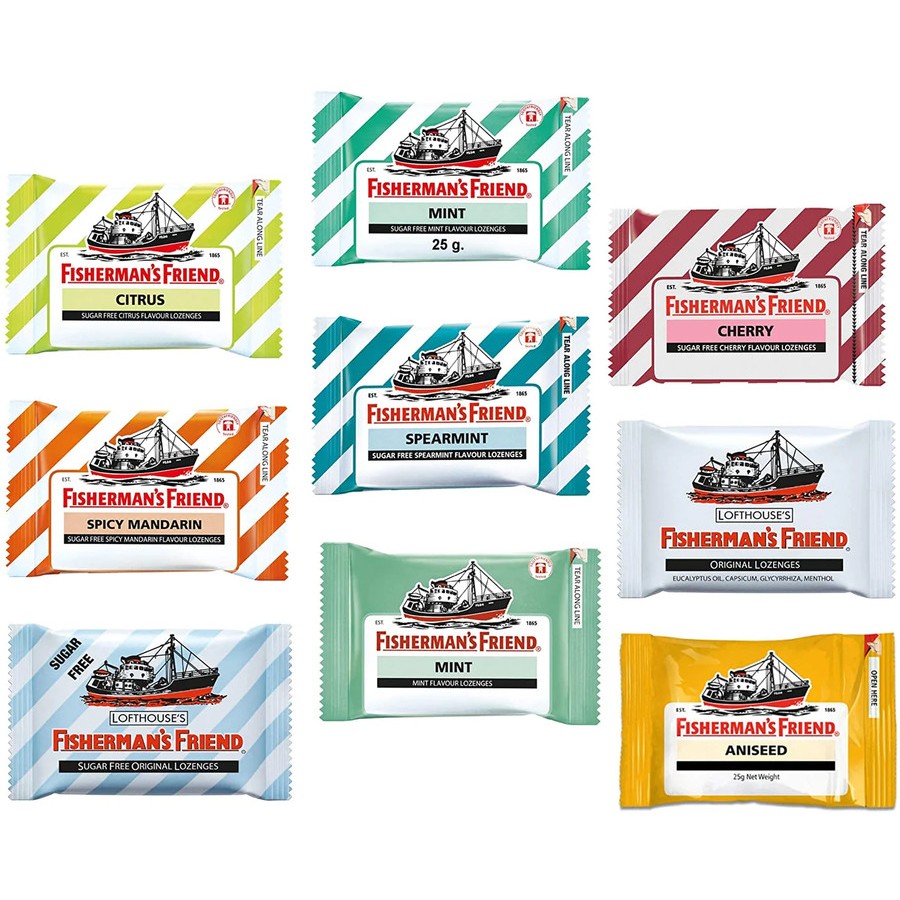 Jual FISHERMAN`S FRIEND SUGAR FREE MENTHOL FLAVOUR LOZENGES 25gr ...