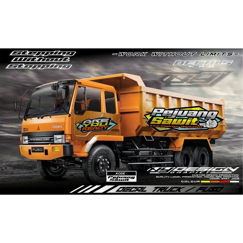 Jual Decal truck fuso custom limited edition | Decal custom truck viral ...