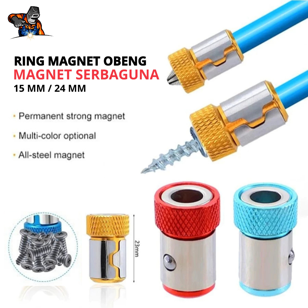 Jual Konektor Ring Magnet Obeng Baja Alloy / Screwdriver Bits Magnetic ...