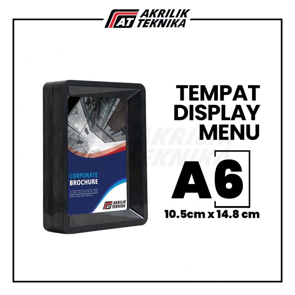 Jual 【UHOO】Standing Sign Tent Card Holder Acrylic / Tempat Display Menu ...