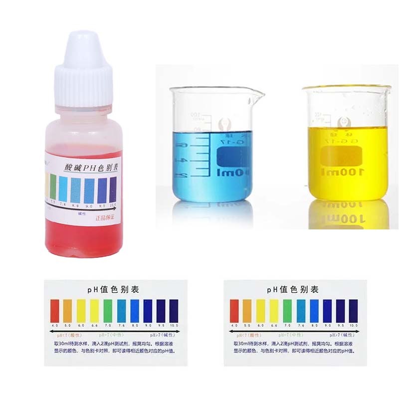 Jual 10ml Alat Cek PH Air Cairan PH Tester Cek Asam Basa Pada Air Ph ...