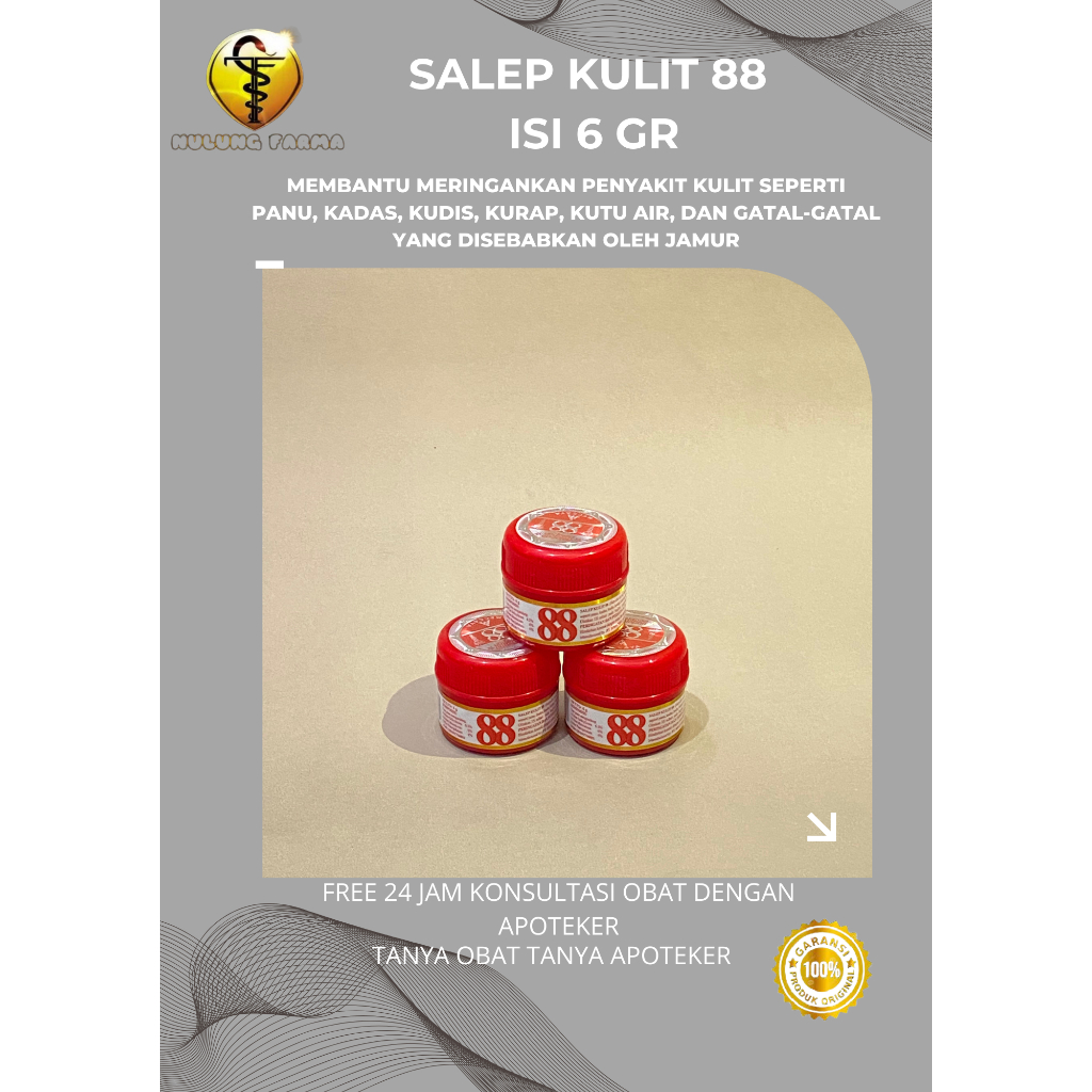 Jual SALEP KULIT 88 @6 GR MEMBANTU MERINGANKAN PENYAKIT KULIT SEPERTI ...