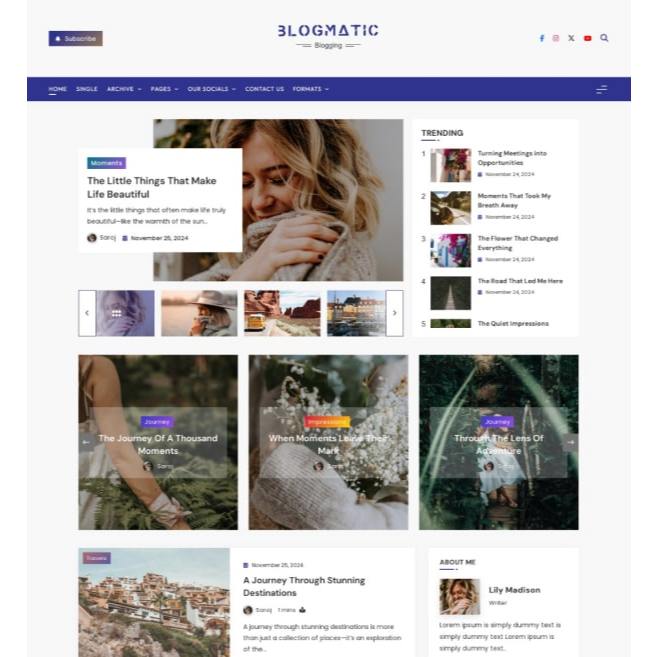 Jual Blogmatic Pro Theme Premium By BlazeTheme Original Lifetime | Shopee Indonesia