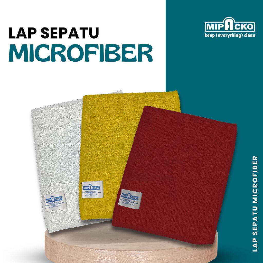 Jual Mipacko Lap Pembersih Sepatu Microfiber Kecil 15x20 cm | Shopee ...