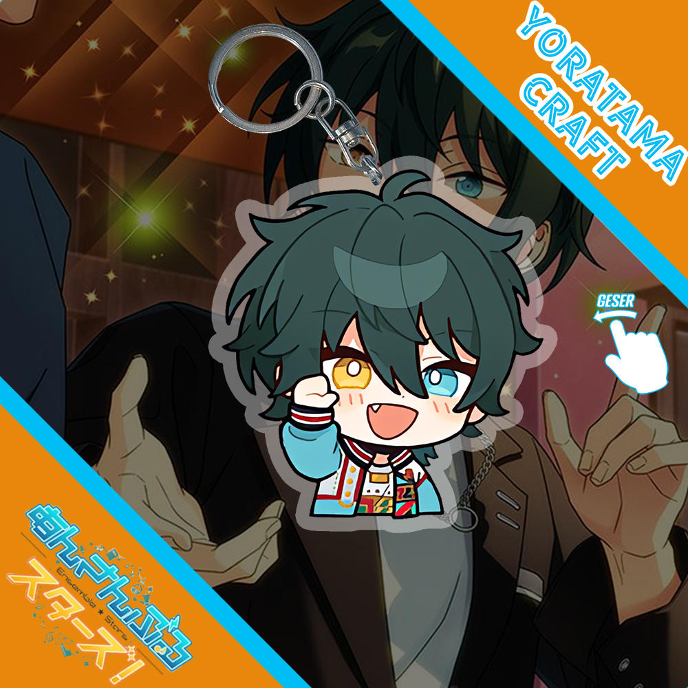 Jual Gantungan Kunci Mika Kagehira Ensemble Stars, Keychain Anime Lucu ...