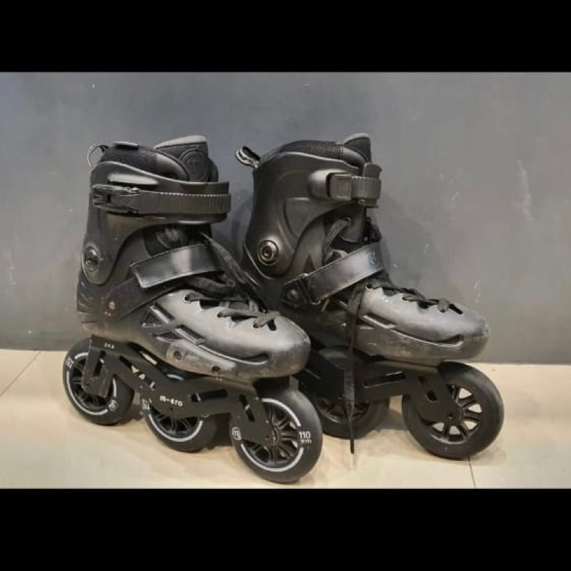 Jual [PRELOVED] Sepatu Roda M-cro (Micro) Infinite 3 Wheel Black SIZE ...