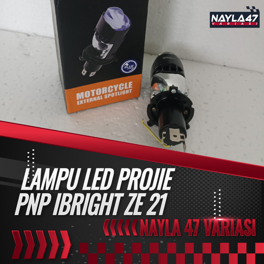Jual IBRIGHT ZE 21: Lampu Utama H4 LED Mini Projie untuk Mobil dan ...